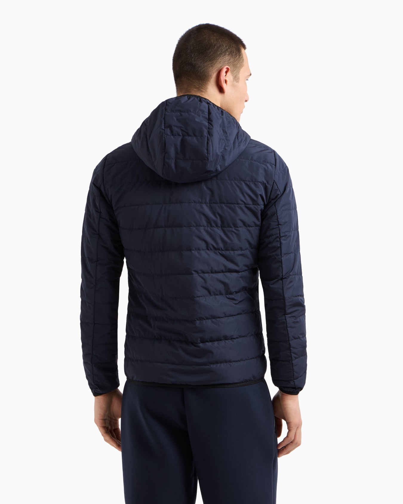 Premium Shield packable hooded down jacket | EA7