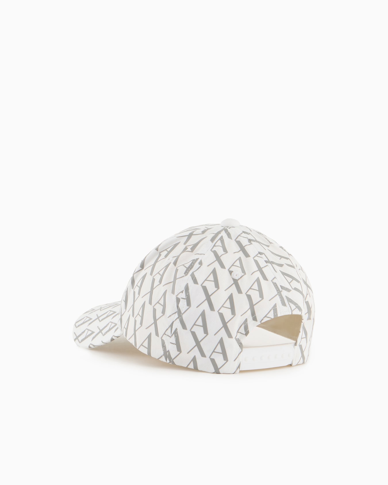 Visor cap with allover logo | Armani Exchange