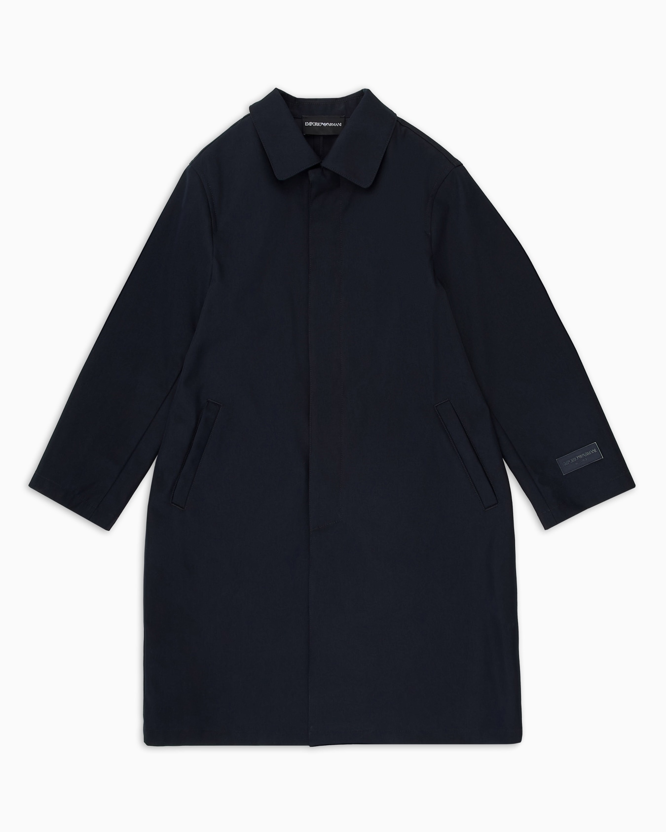 Special Occasion Technical cotton Trench Coat Emporio Armani
