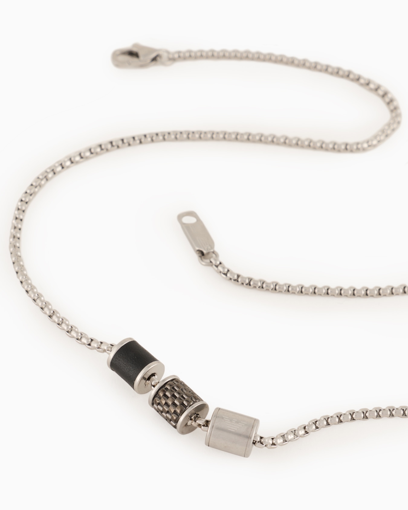 Collana in acciaio inossidabile argentato da uomo | Emporio Armani