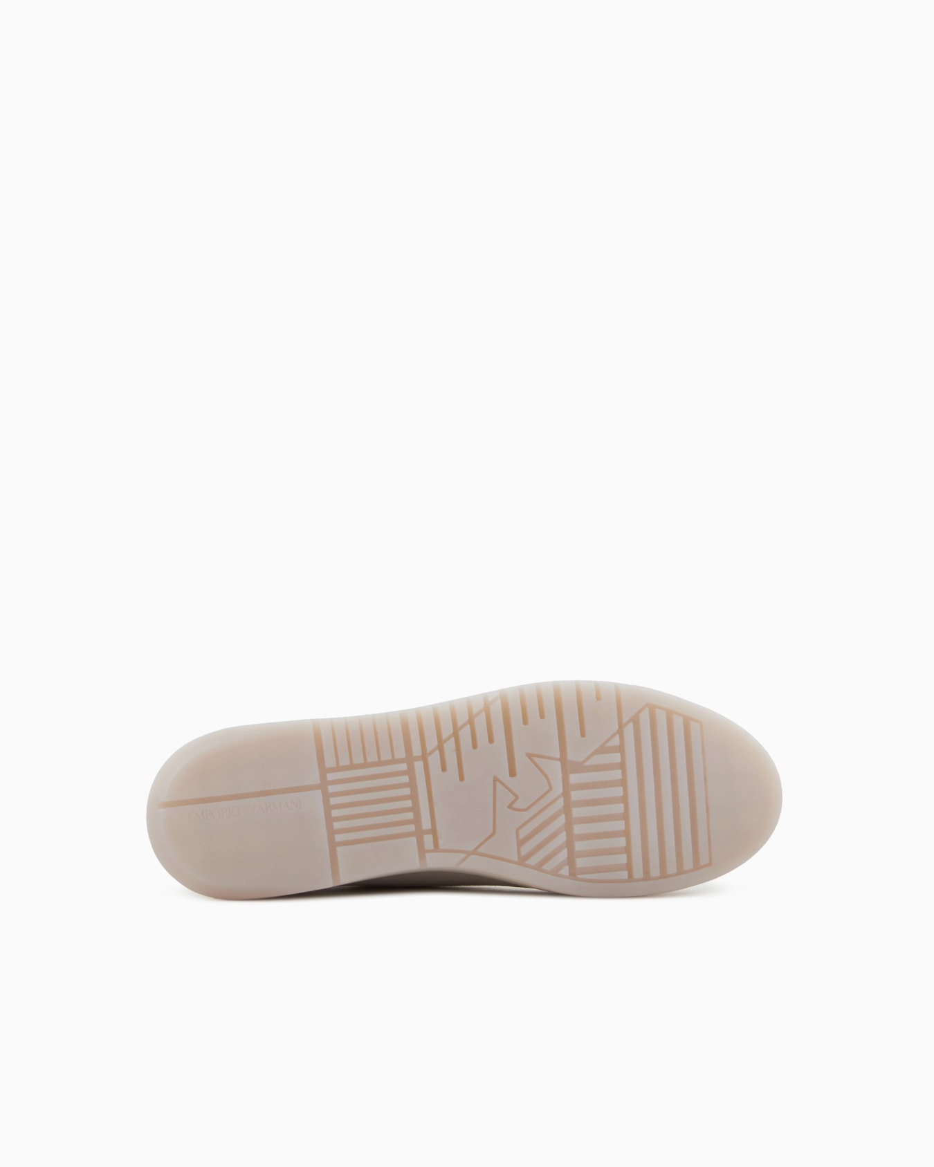 Leather And Suede Sneakers With Knurled Soles Emporio Armani Leather And Suede Sneakers With Knurled Soles Emporio Armani