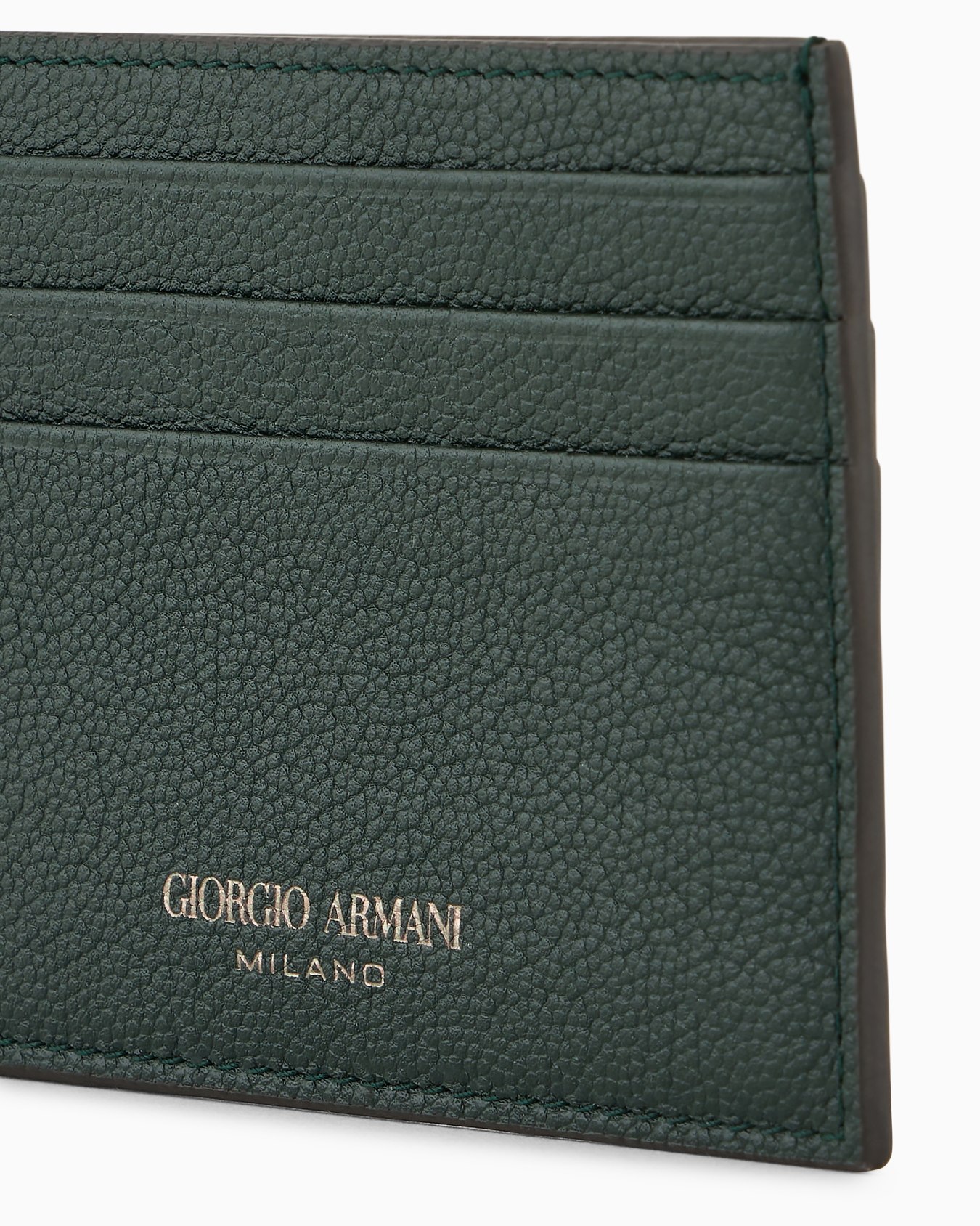 Leather card holder | Giorgio Armani
