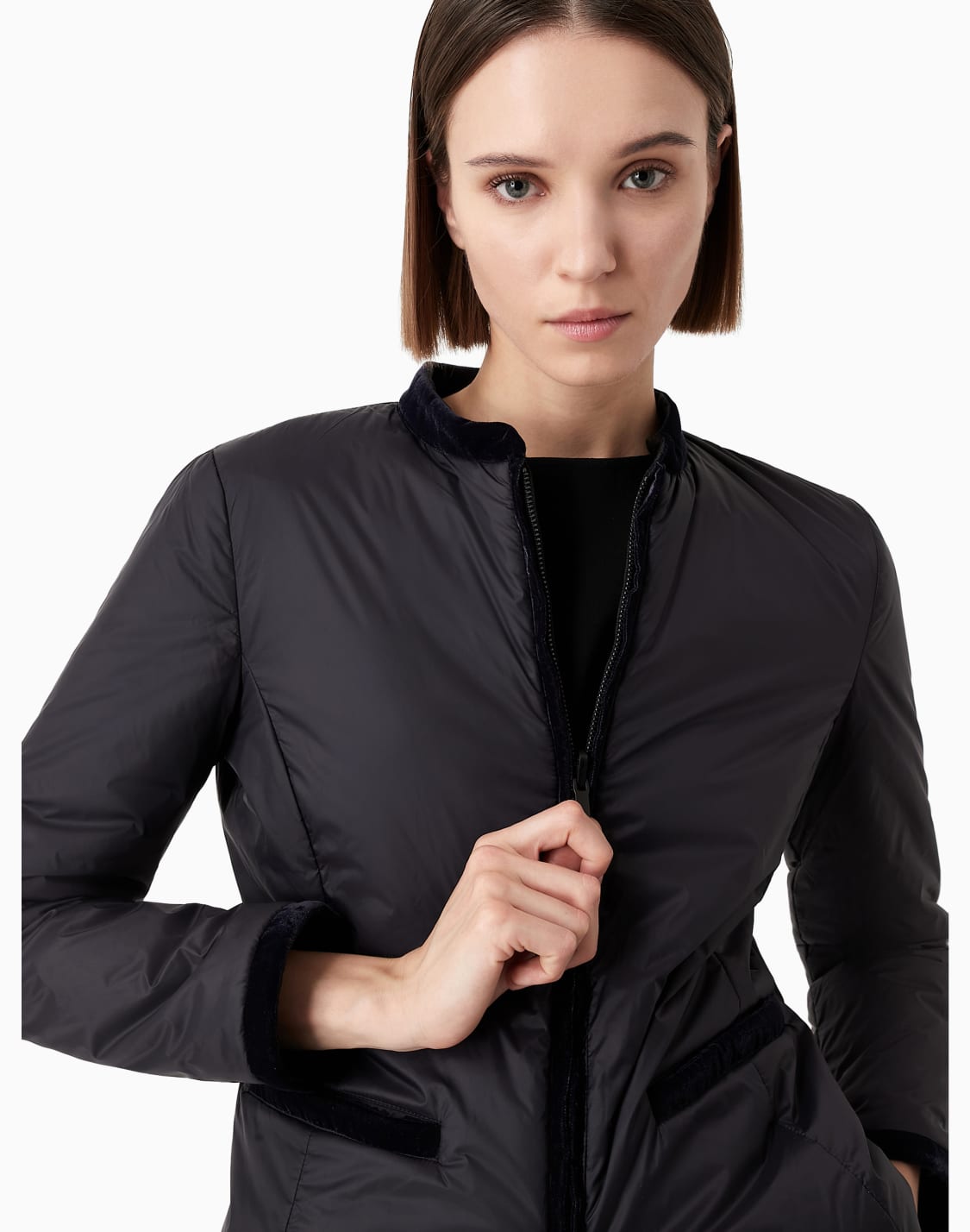 Emporio Armani Woman Clothing Puffer Jackets | Emporio Armani