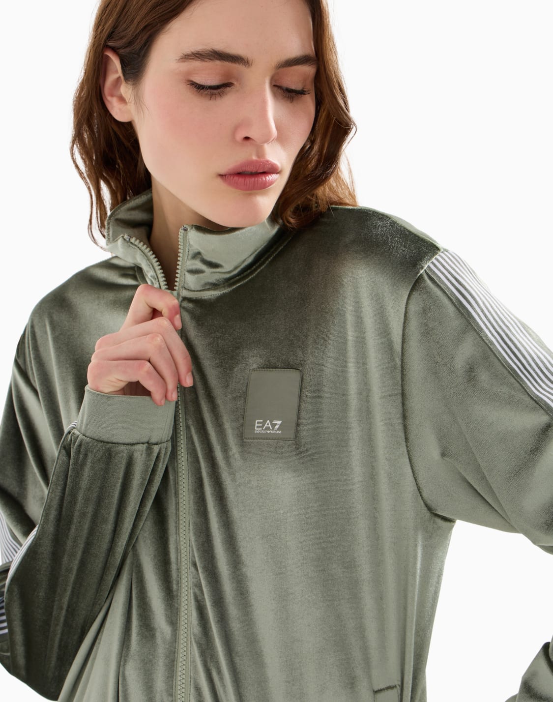 Armani tracksuit womens grey store