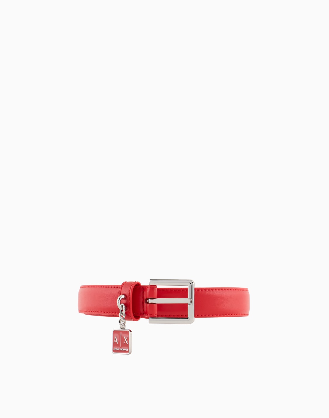 Red armani exchange belt store