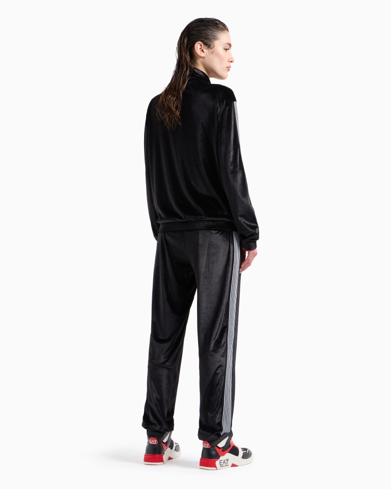 Athletic Velour technical-fabric tracksuit | EA7