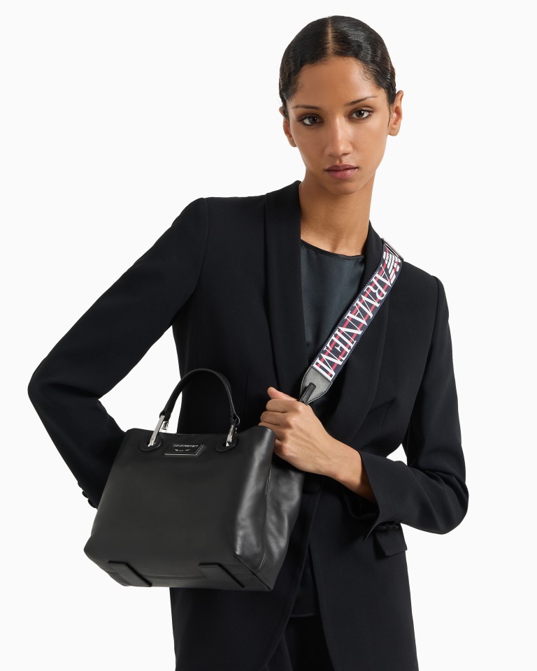 ASV MyEA ショッパー エコレザー製 スモール | Emporio Armani