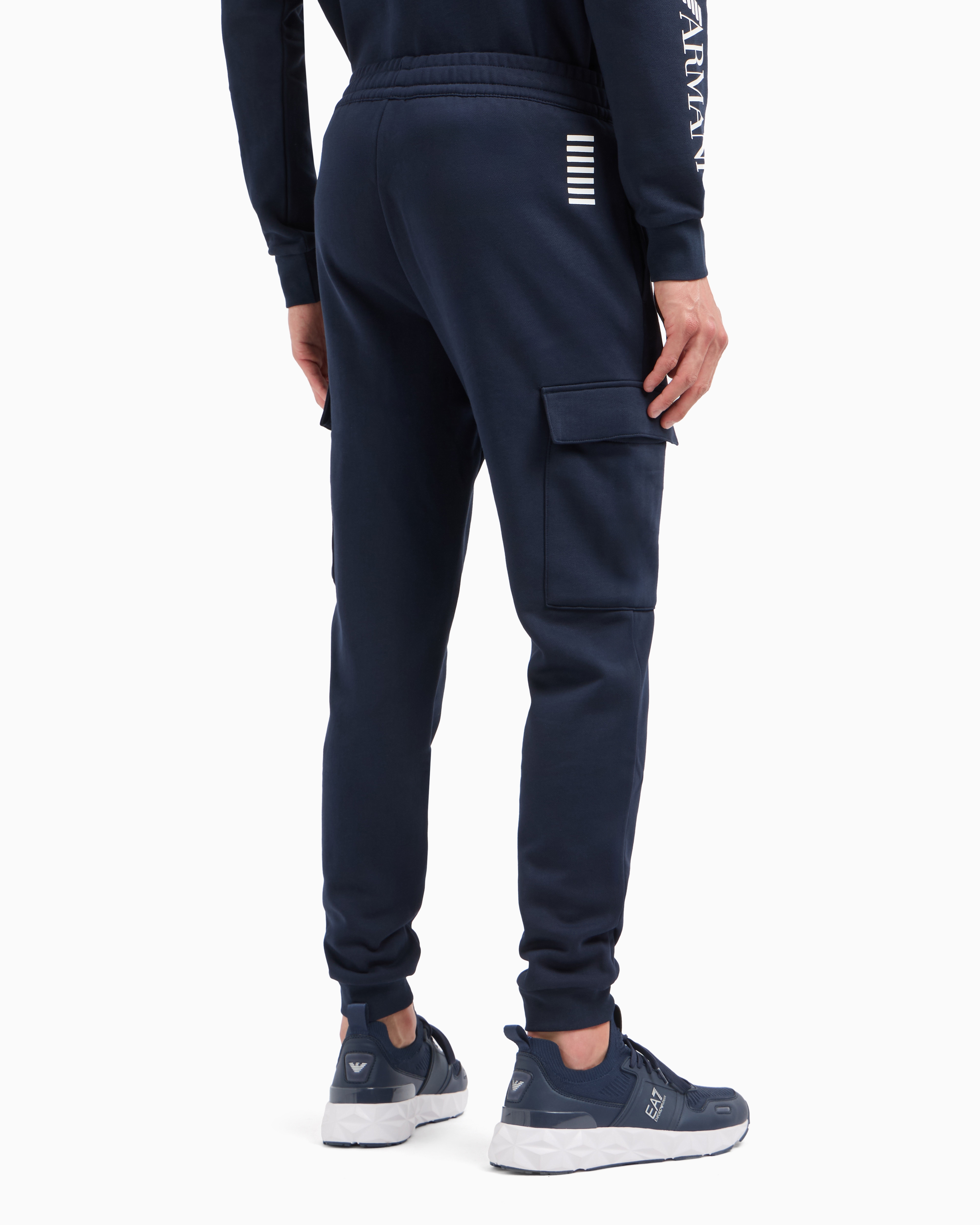 Pantalon cargo Core Identity en coton melange EA7